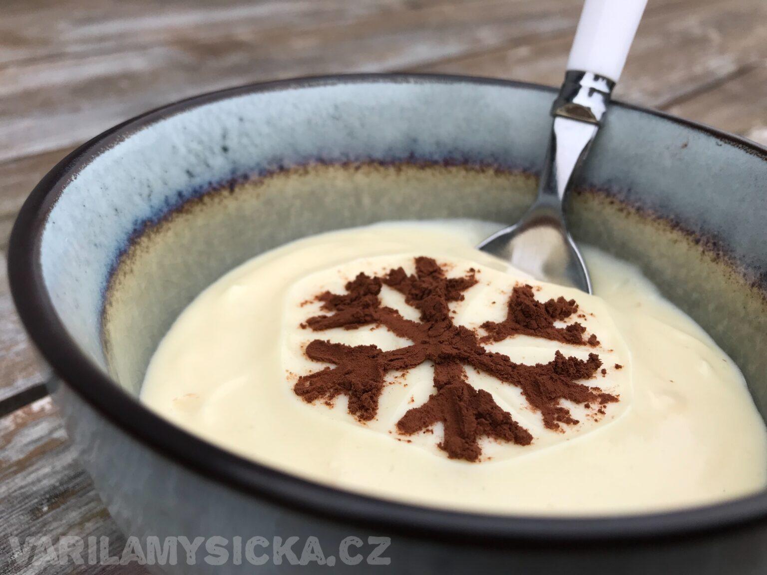 Tvarohový pudink s medem – vařilamyšička.cz